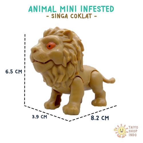 Jual Taiyo Mainan Anak Mini Animal Infested Figure Hewan Gigit Jari ...