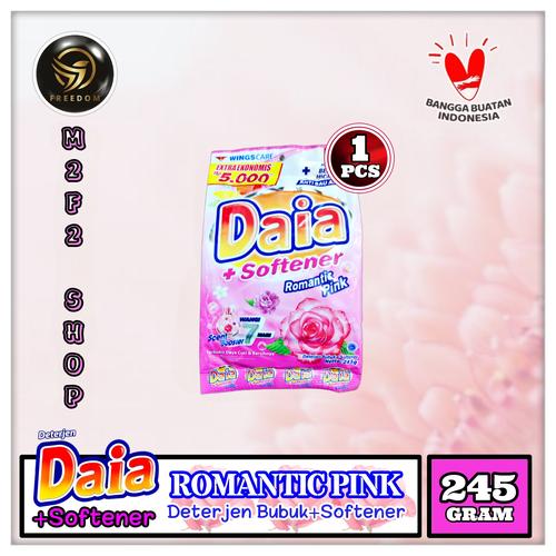 Jual Daia Softener Romantic Pink Detergent Bubuk Pouch - 245 gr (Satuan ...