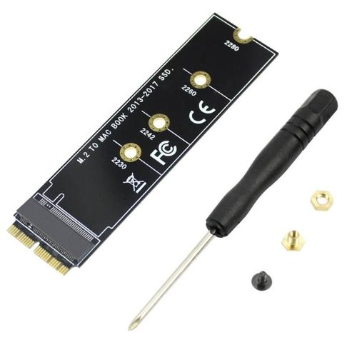 Jual Converter Adapter SSD M.2 NVME MacBook Air Pro A1398 A1502 A1419 ...