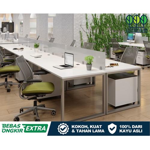 Jual Workstations 8 Orang - Meja Kerja 480 x 120 x 75 cm - Meeting ...