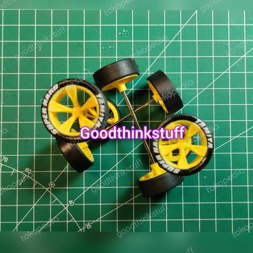 Jual Tamiya Velg 5 Spoke Yellow & Superhard Balance - Kota Bekasi ...