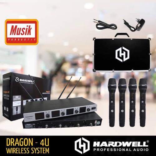 Promo Microphone Wireless Hardwell Dragon-4U / Dragon 4U 4 Mic Handheld Cicil 0% 3x - Jakarta ...