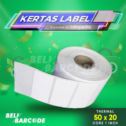 Jual Stiker Label Barcode 50x20mm Thermal 1 Line isi 1000 Pcs - Kota ...