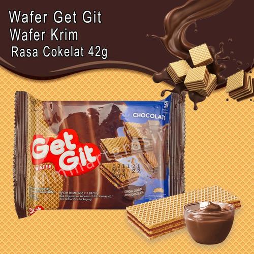Promo Wafer Get Git / Wafer Krim Cokelat / Rasa Cokelat / 102g - COKELAT 42gr - Jakarta Pusat ...