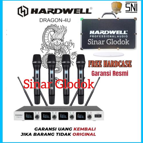 Jual Mic Wireless Hardwell Dragon 4U Multi Channel ( UHF ) 4 Pcs ...