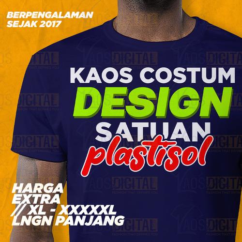 Jual [TAMBAHAN HARGA] SABLON PLASTISOL KAOS SATUAN LUSINAN CUSTOM - Kab ...