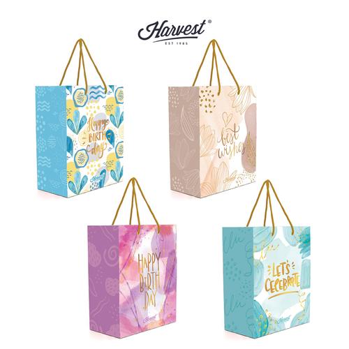 Promo Paper Bag Ulang Tahun / Birthday Harvest Spring (M) - Paket isi 4 ...