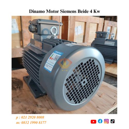 Jual Dinamo Motor Siemens Beide 4 Pole 380V 3Phase 1500 Rpm / 4 Kw - 15 Kw - 7.5 Kw / 10 Hp ...