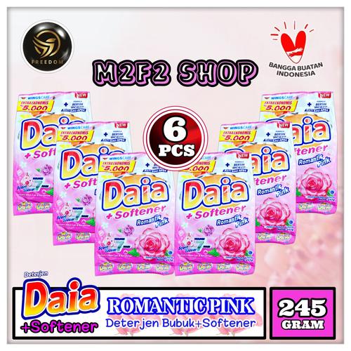 Jual Daia Softener Romantic Pink Detergent Bubuk Pouch - 245 gr (6 Pcs) - Jakarta Pusat - M2F2 ...