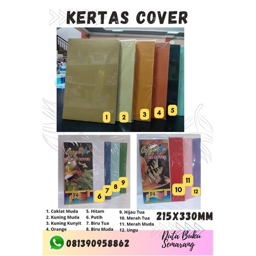 Jual Kertas Karton BC / Cover Jilid / Kertas Jilid Uk. Folio 160gsm ...