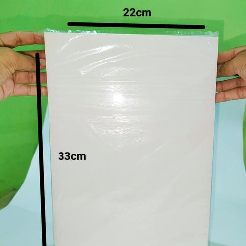 Jual KERTAS STICKER F4/ KERTAS STICKER GLOSY/ KERTAS STICKER - Kota ...