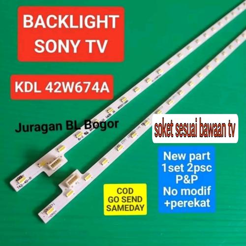 Jual LAMPU LED BACKLIGHT TV SONY KDL-42W674A 42W674A 42W674 - Kota ...