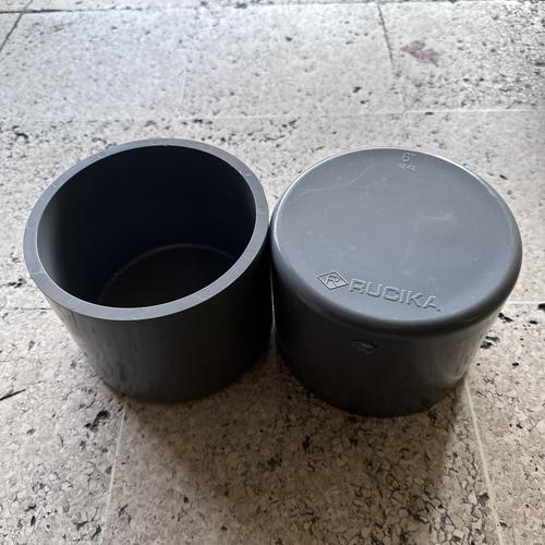 Jual RUCIKA END CAP 6" INCH AW DOP POLOS TUTUP PIPA PVC TANPA DRAT TS ...