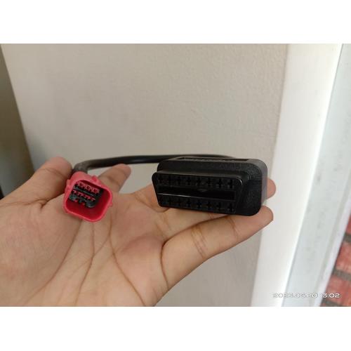 Jual EURO5 Motor OBD2 Connector 6 pin dan 16 pin Adapter Extension ...