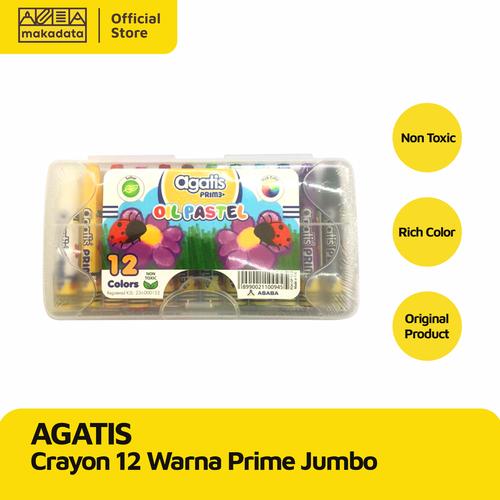 Jual CRAYON | OIL PASTEL AGATIS ISI 12 WARNA PRIME JUMBO MURAH - Kota ...