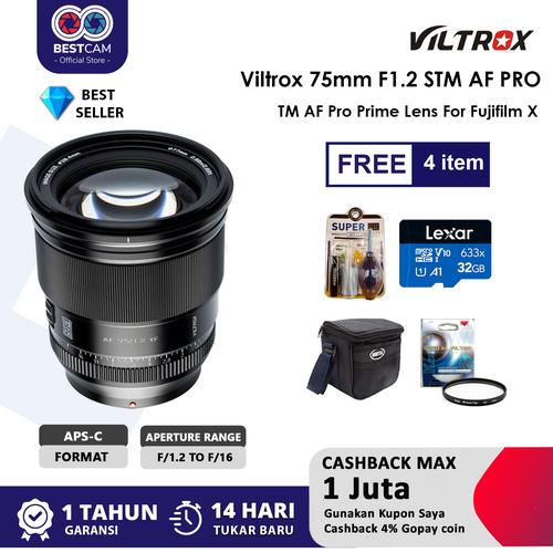 Promo Viltrox 75MM F1.2 STM AF PRO Prime Lens for Fujifilm X-Mount - For E Mount - Jakarta Utara ...