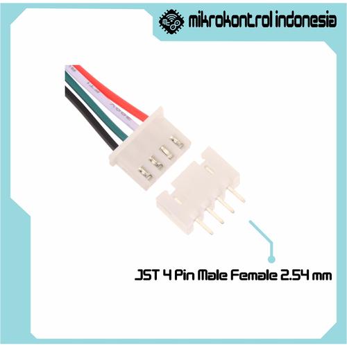 Jual Jst 4 Pin Male Female 2.54 mm - Kab. Tasikmalaya - mikrokontrol ...