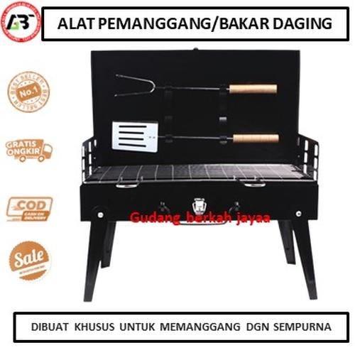 Jual Alat Bakaran Ayam Daging Sate BBQ Panggang Arang Lipat Portable ...