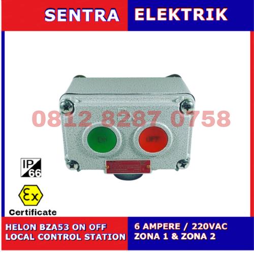 Jual LCS Local Control Station Explosion Proof Push Button ON/OFF HELON ...