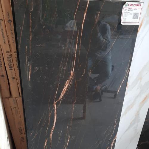 Jual granit 60x120 lantai/dinding hitam motif marmer sun power ...