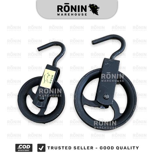 Jual RUSH Katrol Kerekan Sumur Cor Hitam 12 cm Hijau 16 cm Timba Air ...