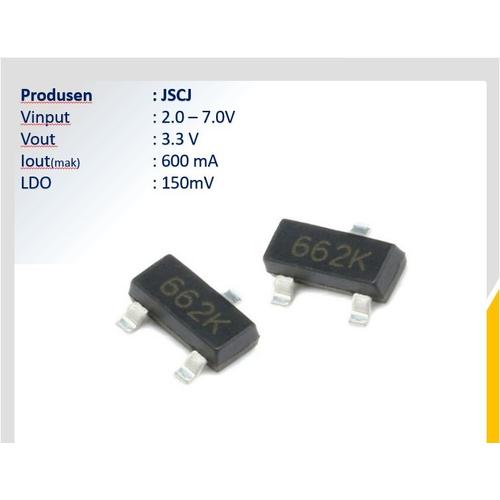 Jual XC6206P332MR XC6206P332 XC6206 662K 3.3V 3V3 LDO VOLTAGE REGULATOR ...