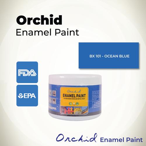 Jual Cat Besi Baja Ringan Orchid Enamel Paint 400g Ocean Blue - Kota ...