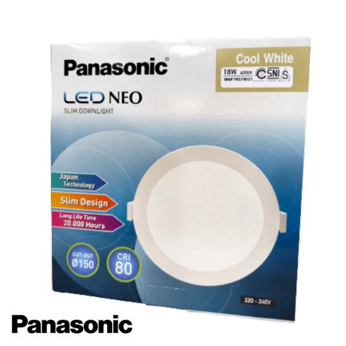 Jual PANASONIC Downlight LED NEO Slim 18W 18 Watt 4000K NNP74579 ...