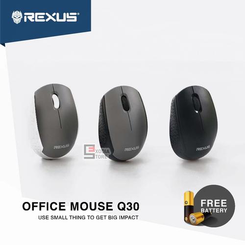 Promo Rexus Mouse Wireless Office Q30 Silent Click Garansi 1Thn FREE ...