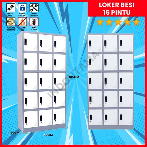 Jual Loker besi 15 Pintu Locker Besi 15 Pintu - Non Rakit - Kota ...