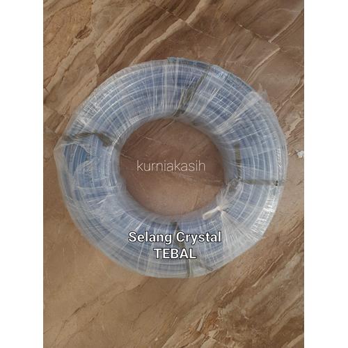 Jual selang plastik Crystal TEBAL bening 3/4 inch harga per ROLL (50m ...