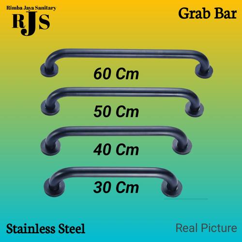 Jual PEGANGAN KAMAR MANDI STAINLESS HITAM/GRAB BAR TOILET STAINLESS ...