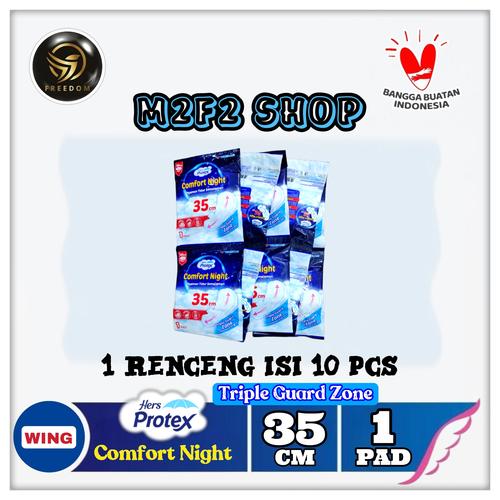 Jual Hers Protex Triple Guard Pembalut Malam Sachet - 35 cm (1 Renceng ...