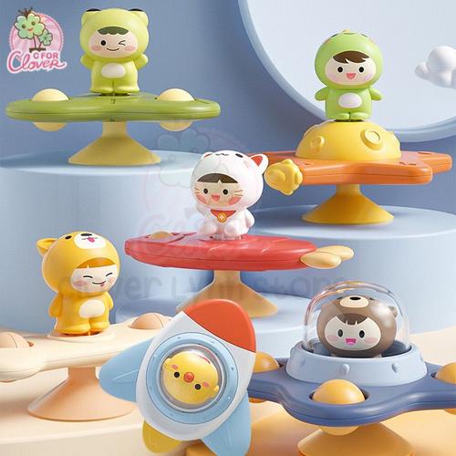 Jual BABY FIDGET SPINNER SPACE SERIES animal human lucu suction glass ...