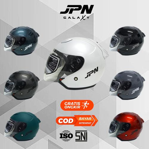 Jual HELM MOTOR HALF FACE STANDAR JPN GALAXY ORIGINAL SNI DEWASA HELM ...
