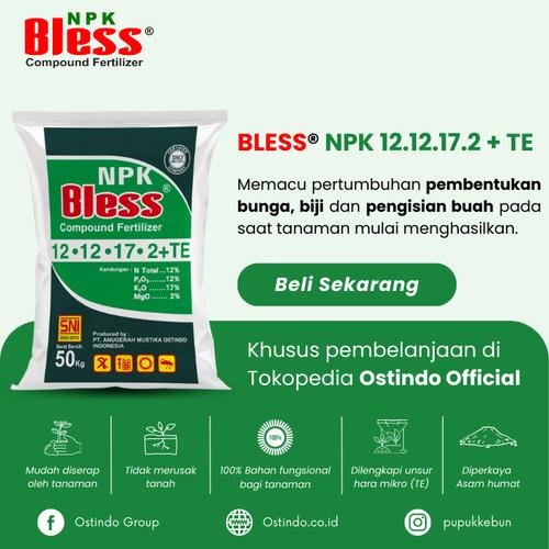 Jual Pupuk Tanaman NPK BLESS 12.12.7.2+TE - Kemasan 50 Kg - Jakarta Barat - Ostindo BioHarvest ...