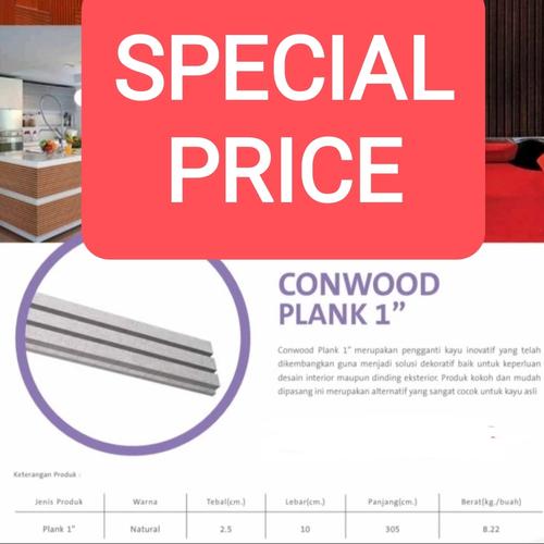 Jual CONWOOD PLANK 1 / DEKORASI DINDING / WALL INTERIOR / LISPLANG ...