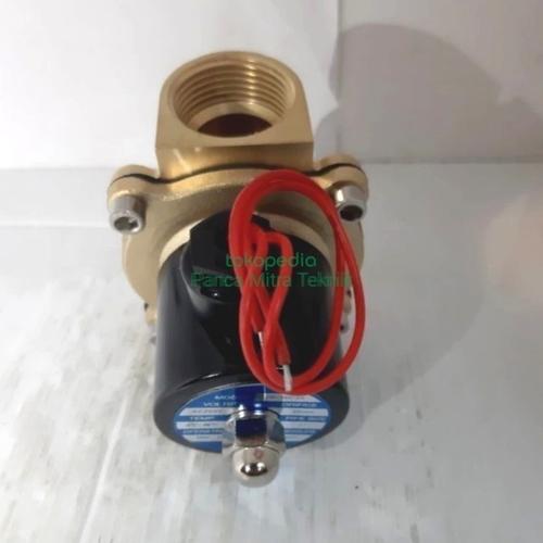 Jual SOLENOID VALVE KUNINGAN 2 WAY 1" INCH NORMALLY CLOSE AC 220V - AC 220V - Jakarta Barat ...