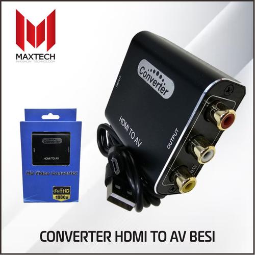 Jual RCA CONVERTER ADAPTER/HDMI TO AV/MINI BOX HDMI2AV - Kota Medan ...