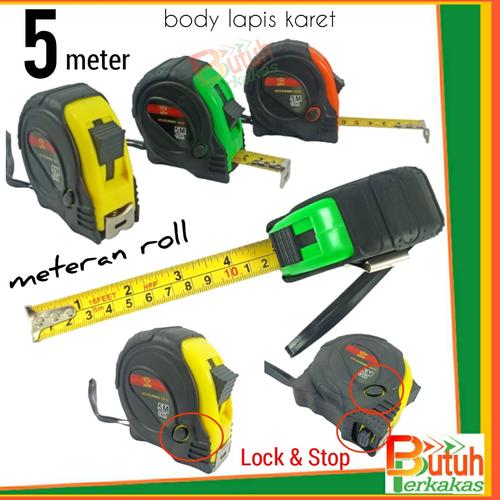 Jual Meteran Rol Roll Meteran Karet Meteran 3M Meteran 5M Meteran 7,5M ...