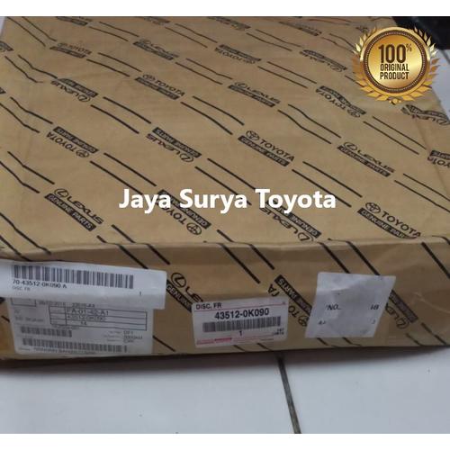 Jual Piringan Rem Disc Brake Depan Hilux Revo DCB Original 43512-0K090 ...