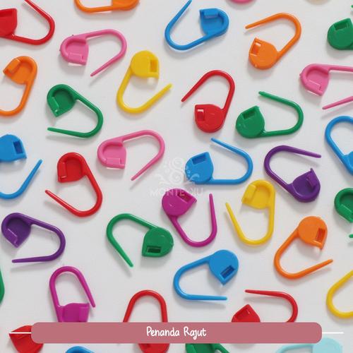 Jual Penanda Rajut Peniti Tumpul Plastic Pins / Stitch Marker Crochet ...