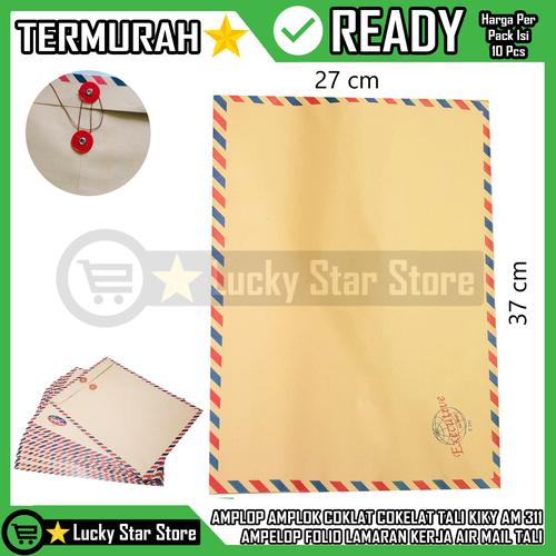 Jual AMPLOP TALI AMPELOP COKLAT 311 AIR MAL SURAT LAMARAN KERJA ...