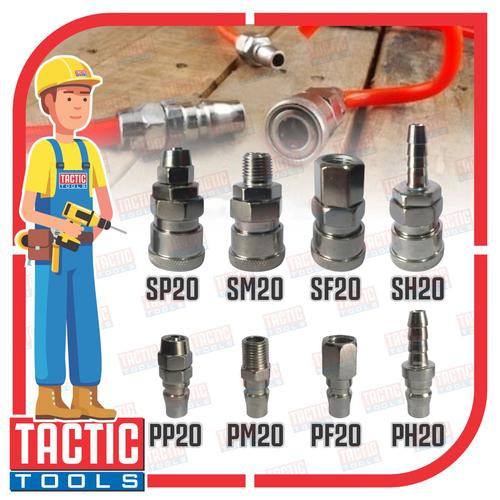 Jual Quick Coupler Konektor Sambungan Selang Kompresor Angin - PP20 ...