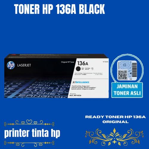 Jual hp laserjet CARTRIDGE toner 136A BLACK ORIGINAL W1360A - Jakarta ...