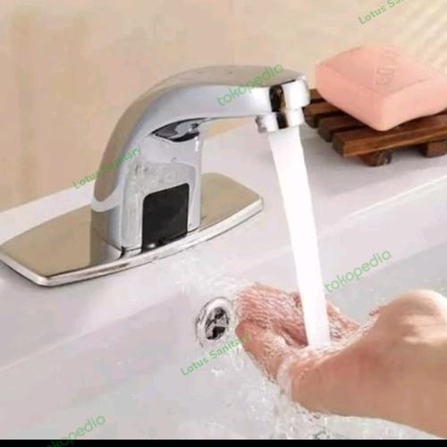 Jual kran wastafel cuci tangan sensor otomatis automatic keran model ...