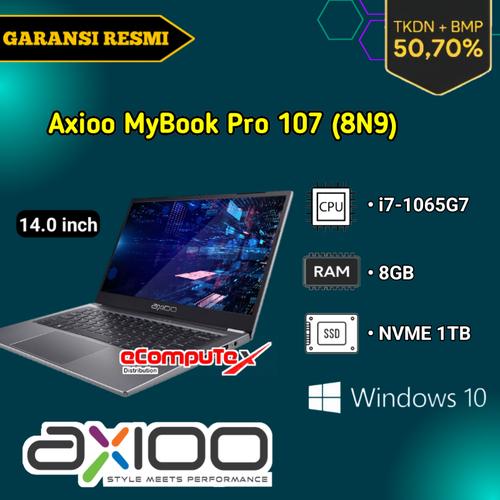 Jual LAPTOP AXIOO MYBOOK PRO 107 (8N9) i7 / 8GB / NVME 1TB / 14" TKDN RESMI - Jakarta Barat ...