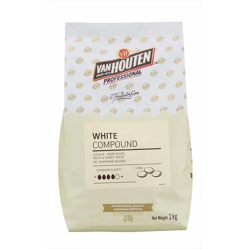 Jual Van houten intense dark/milk/white compound coin cokelat susu asli ...