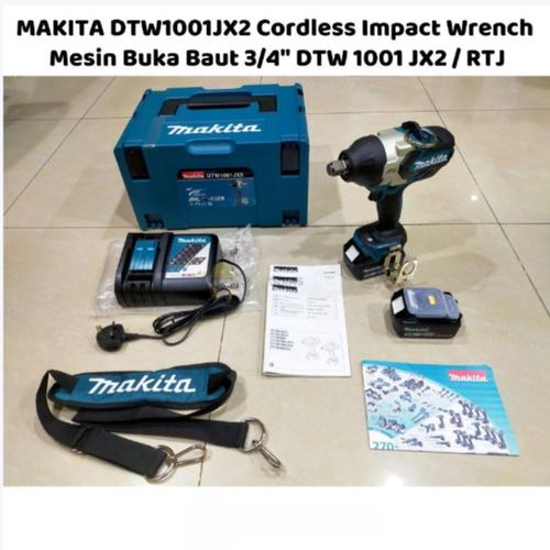 Jual MAKITA DTW 1001RTJ Cordless Impact Wrench Mesin Buka Baut 3/4 ...