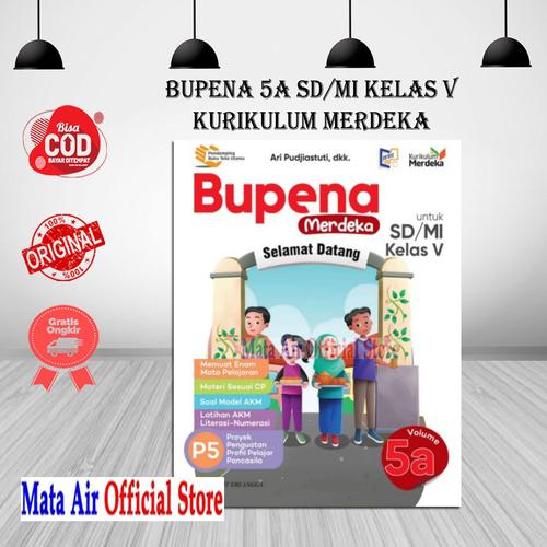 Jual BEST SELLER BUPENA MERDEKA SD/MI JL.5A 5B 5C 5D /KM ERLANGGA ...